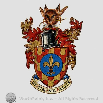 Mark with Heraldry: A fox's head behind two | #526868