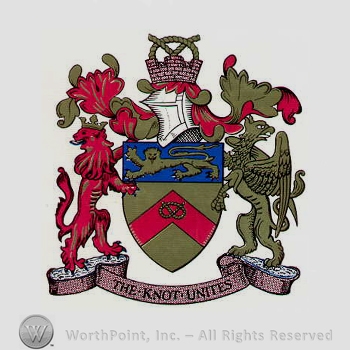 Mark with Heraldry: knot, crown, helmet, shield, | #526871