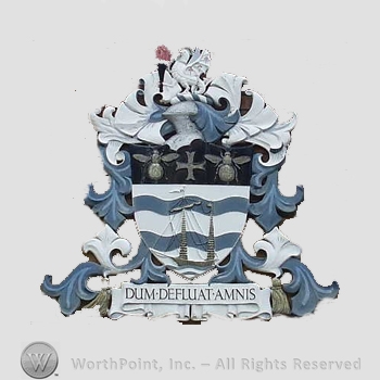 Mark with Heraldry: cockatrice, torch, helmet, | #526887