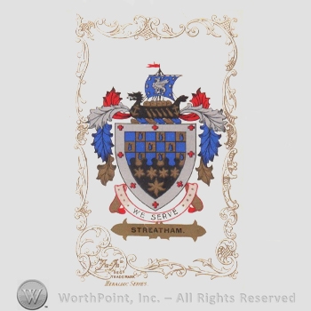 Mark with Heraldry: galley, wyvern, checkers, | #526892