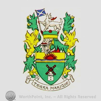 Mark with Heraldry: wolf, flag, saltire, crown, | #526933