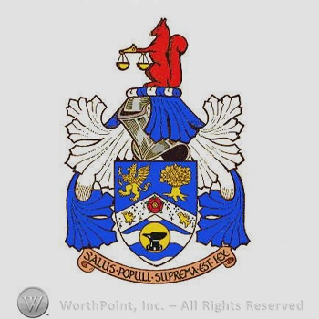 Mark with Heraldry: squirrel, scale, helmet, | #526958