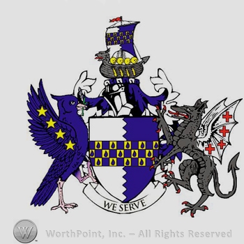 Mark with Heraldry: galley, helmet, shield, | #526974