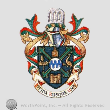 Mark with Heraldry: ruins, helmet, shield, | #526985