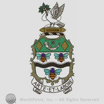 Mark with Heraldry: A dove holding a branch of | #526990