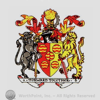 Mark with Heraldry: wheat sheaf, cogwheel, | #526991