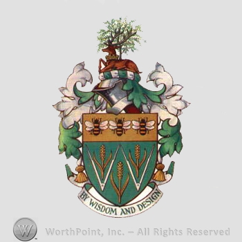Mark with Heraldry: stag, willow tree, crown, | #526996