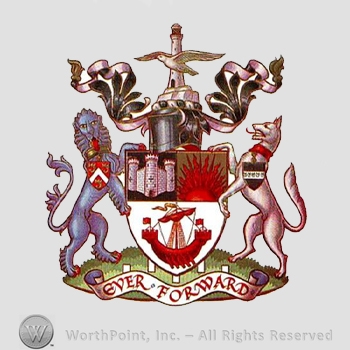 Mark with Heraldry: seagull, lighthouse, helmet, | #527016