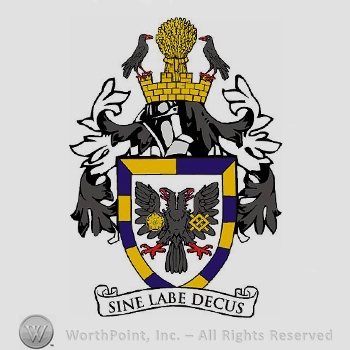 Mark with Heraldry: crows, wheat sheaf, crown, | #527035