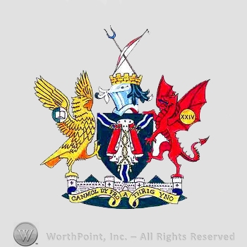 Mark with Heraldry: bow, hay fork, crown, helmet, | #527079