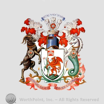 Mark with Heraldry: ostrich feathers, barbed | #527273