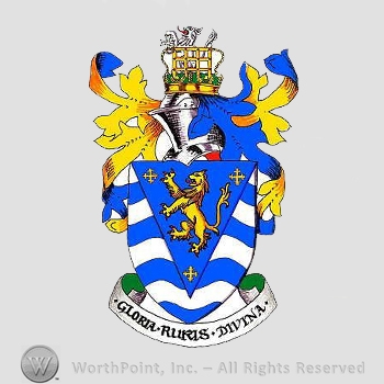Mark with Heraldry: lion, cross, portcullis, | #527297