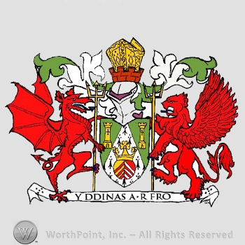 Mark with Heraldry: mitre, crown, helmet, shield, | #527341