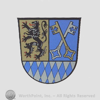 Mark with Heraldry: lion, keys, diamond pattern, | #531378