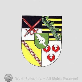 Mark with Heraldry: shield, crescents, beaver | #531584