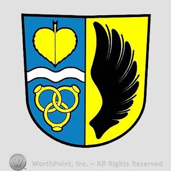 Mark with Heraldry: shield, heart, waving line, | #531587