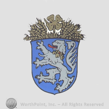 Mark with Heraldry: shield, wheat brunch, clover, | #531622