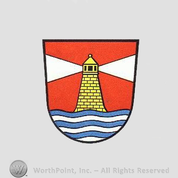 Mark with Heraldry: shield, wavy lines, | #532401