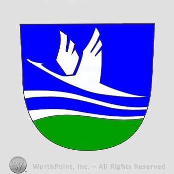 Mark with Heraldry: shield, wavy lines, flying | #533747