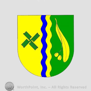 Mark with Heraldry: shield, windmill, wavy lines, | #533907