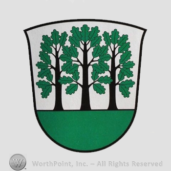 Mark with Heraldry: shield, three oak trees. | #534153