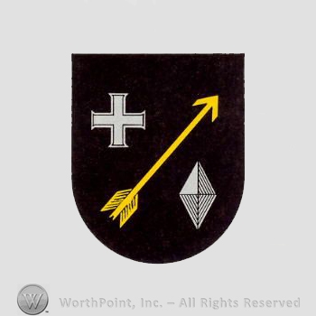 Mark with Heraldry: shield, cross, arrow, | #534944