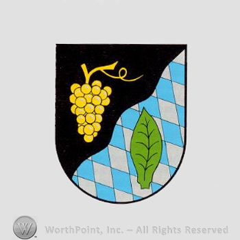 Mark with Heraldry: shield, grapes, wavy bar, | #534983