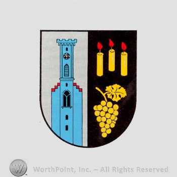 Mark with Heraldry: shield, tower, grapes, | #534989
