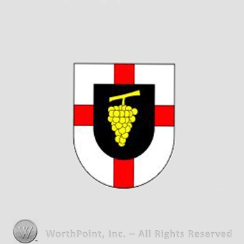 Mark with Heraldry: shield, cross, grapes. | #535048