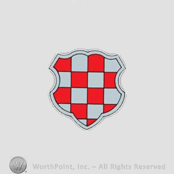 Mark with Heraldry: shield, chequered field. | #535083