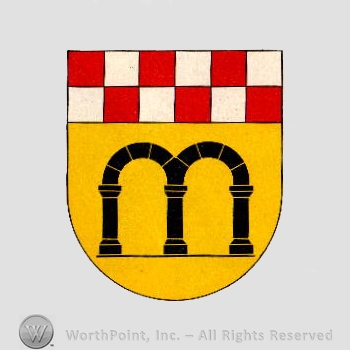 Mark with Heraldry: shield, chequered field, | #535103