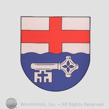 Mark with Heraldry: shield, cross, key, wavy | #535162
