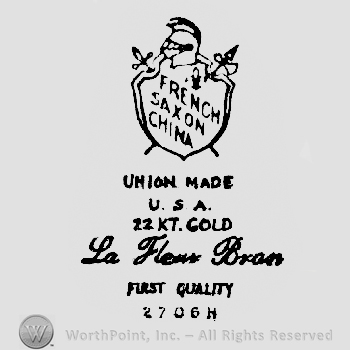 Mark with Helmet above a shield over a croosed | #5358