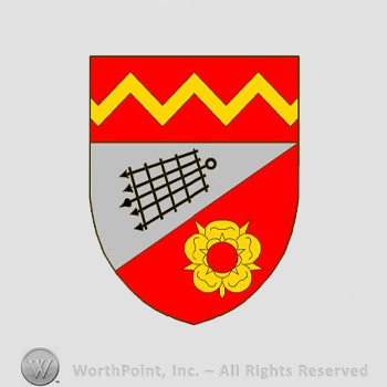 Mark with Heraldry: shield, wavy yellow baer, | #536243