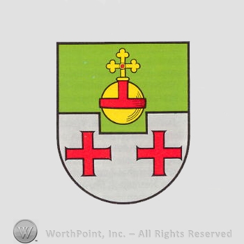 Mark with Heraldry: shield, orb, crosses, chief. | #536564