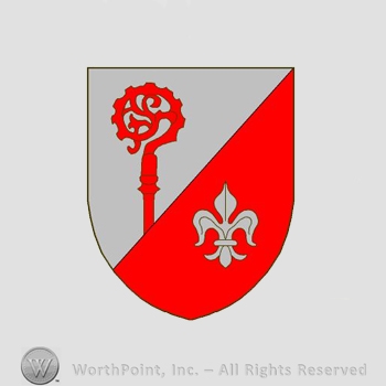 Mark with Heraldry: shield, crosier, | #536571