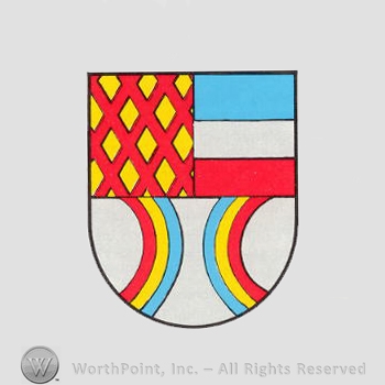 Mark with Heraldry: shield, fence, rainbow, red, | #537203