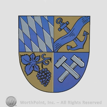 Mark with Heraldry: shield, anchor, wavy bar, | #537510