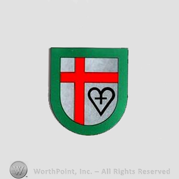 Mark with Heraldry: shield, cross, small heart. | #538404