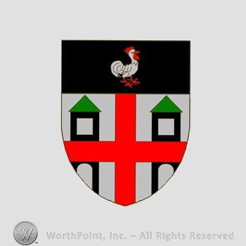 Mark with Heraldry: shield, rooster, cross, | #538426