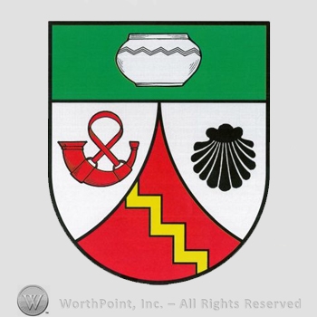 Mark with Heraldry: shield, bowl, shell, horn, | #538453