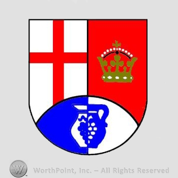 Mark with Heraldry: shield, cross, crown, grapes, | #538595