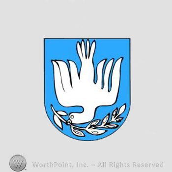 Mark with Heraldry: shield, dove and a branch. | #540167