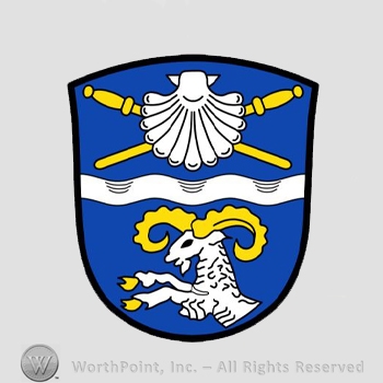 Mark with Heraldry: shield, shell, crossed | #540320