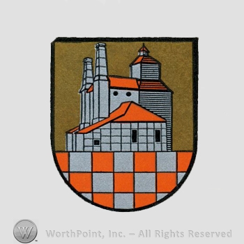 Mark with Heraldry: shield, factory, chequered | #540365
