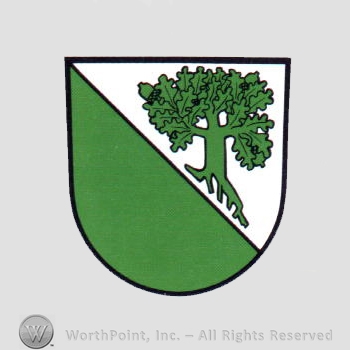 Mark with Heraldry: shield, oak tree. | #540419