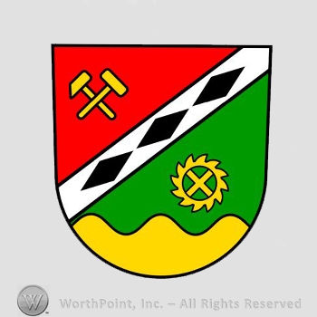 Mark with Heraldry: shield, hammers, diamonds, | #540524