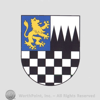 Mark with Heraldry: shield, chequered field, | #540562