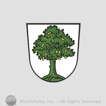 Mark with Heraldry: shield, oak tree. | #540604