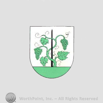 Mark with Heraldry: shield, vine and grapes, | #541155